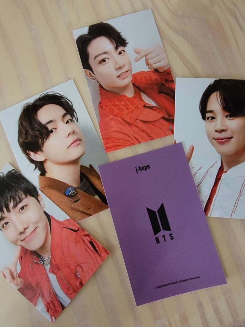 BTS Merch Box 9 Photocards - Etsy