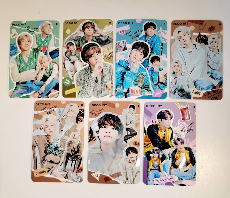 BTS Deco Kit Collage Photocard Set - Etsy