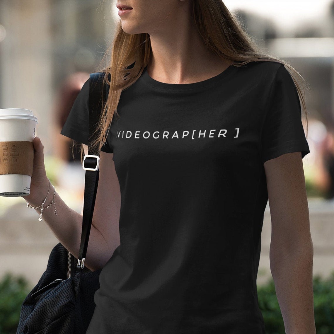 Videographer T-shirt, Womens Videographer Shirt, Gift for Videographer ...