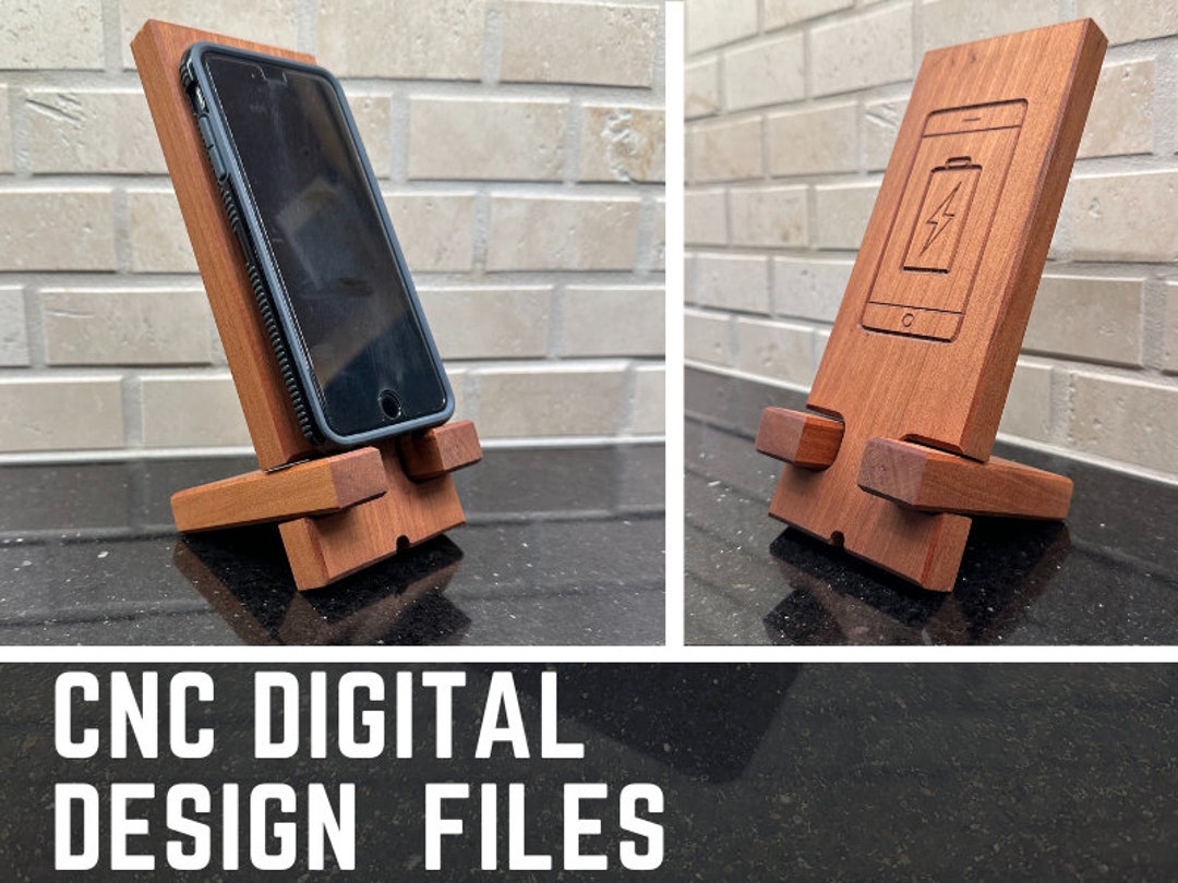 Smart Phone Stand Digital CNC Carve Files - Etsy