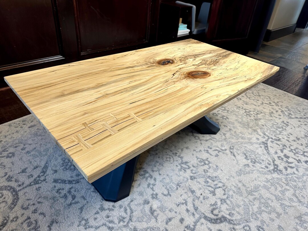 Spalted Sycamore Coffee Table (book-matched Slabs!) - Etsy