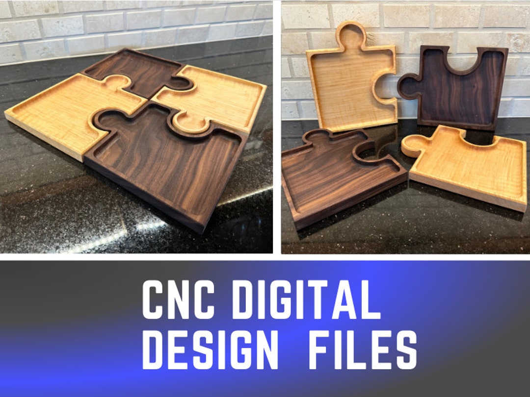 Puzzle Trays (14"x14") - CNC Digital Carving Files - Etsy