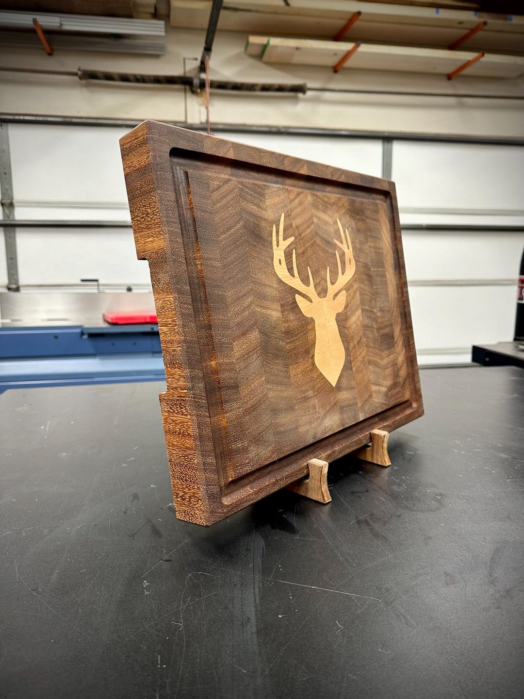 Deer Antler Inlay Cutting Board (18”x14.5”x1.75”) - Etsy