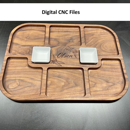 10 Circular Serving Tray CNC Digital Carving Files - Etsy Canada