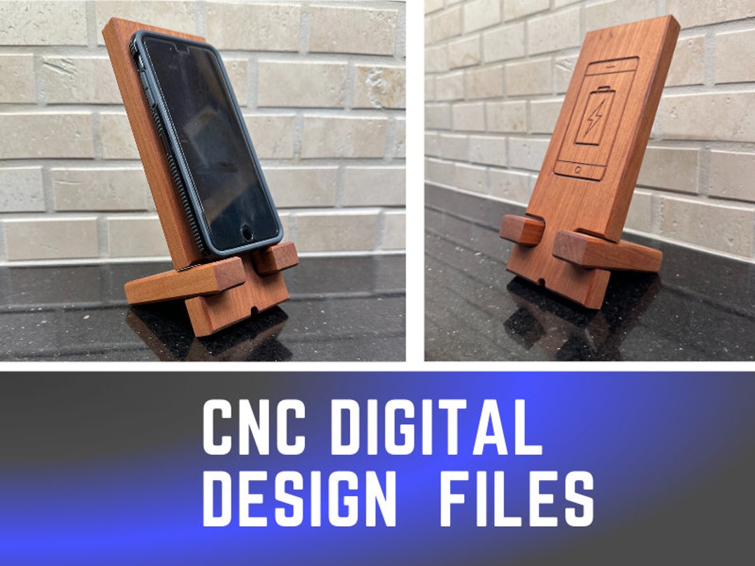 Smart Phone Stand - Digital CNC Carve Files - Etsy