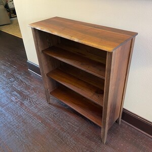 Solid Walnut Bookshelf - Digital Build Plans - Etsy