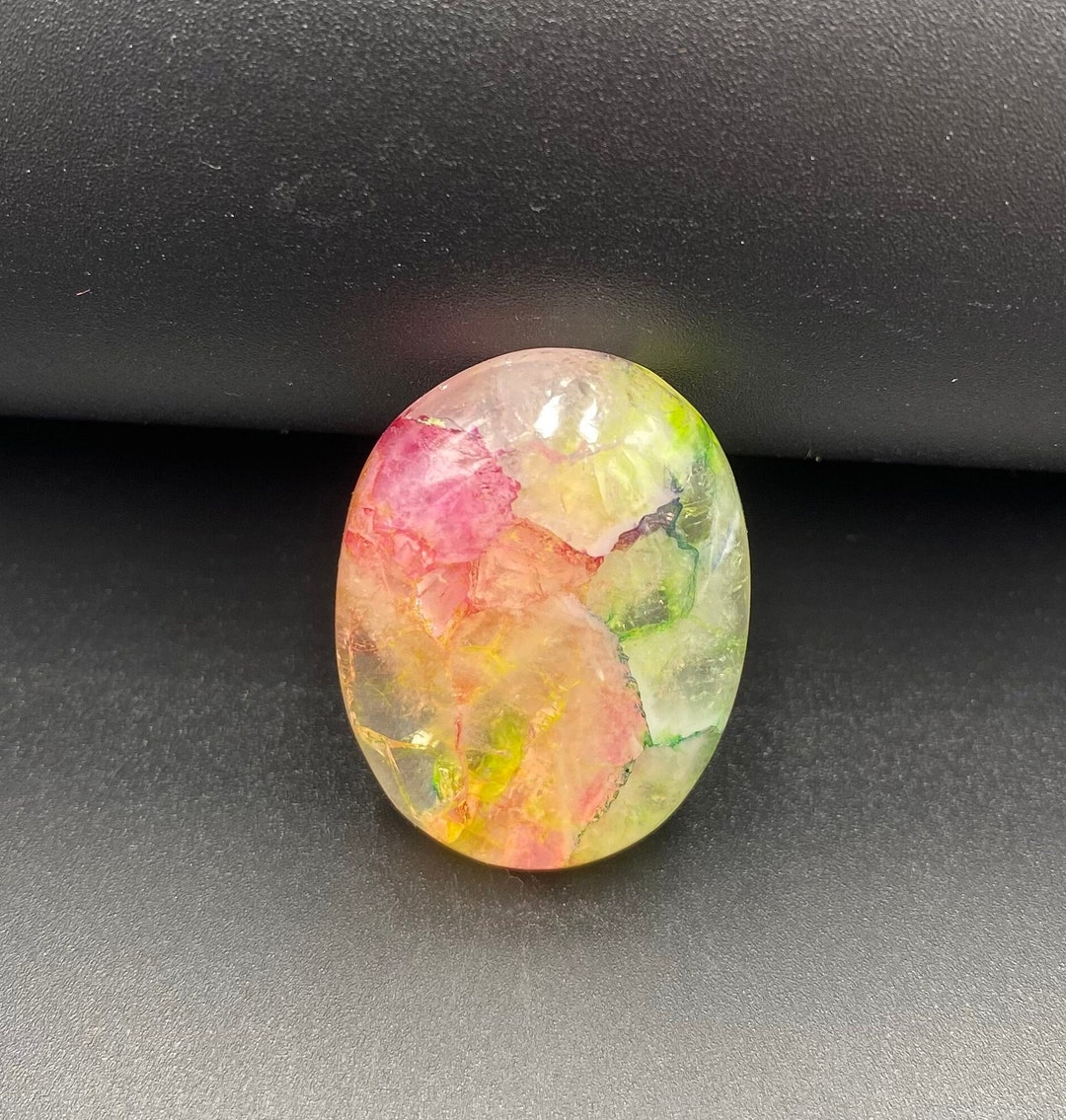 Rainbow Solar Quartz Healing Crystal, Loose Solar Quartz Cabochons ...