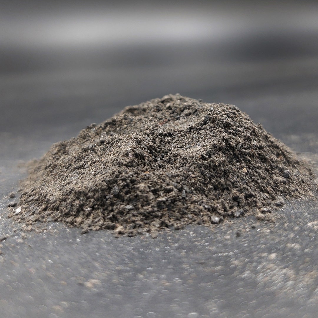 Birthstone Black Onyx Raw Stone Powder, Black Onyx Powder, Healing ...