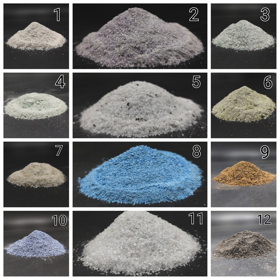 Choose Your Birthstone Powder, Natural Raw Stone Powder, Healing ...