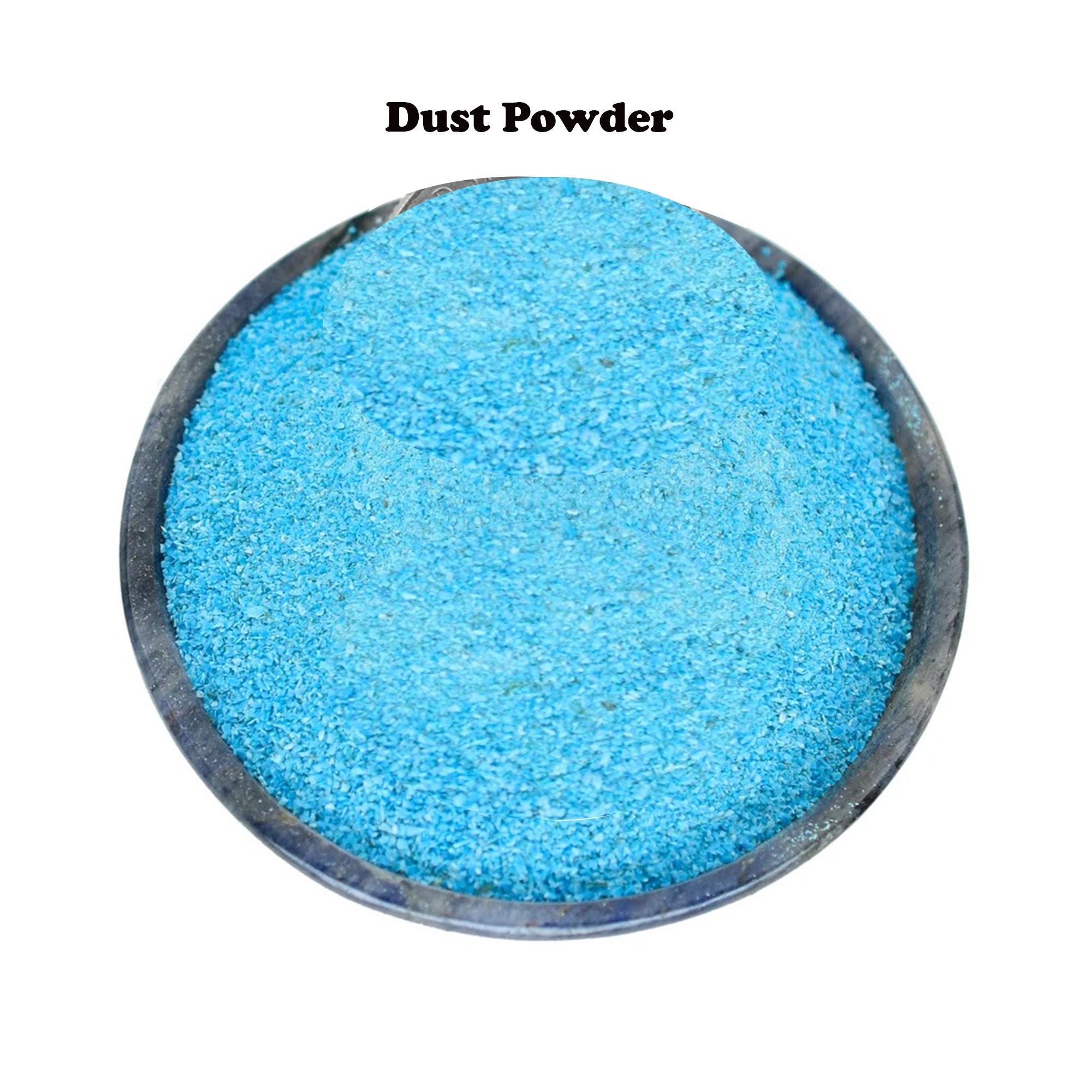 Blue Turquoise Raw Stone Powder: Crushed Healing Crystal for ...