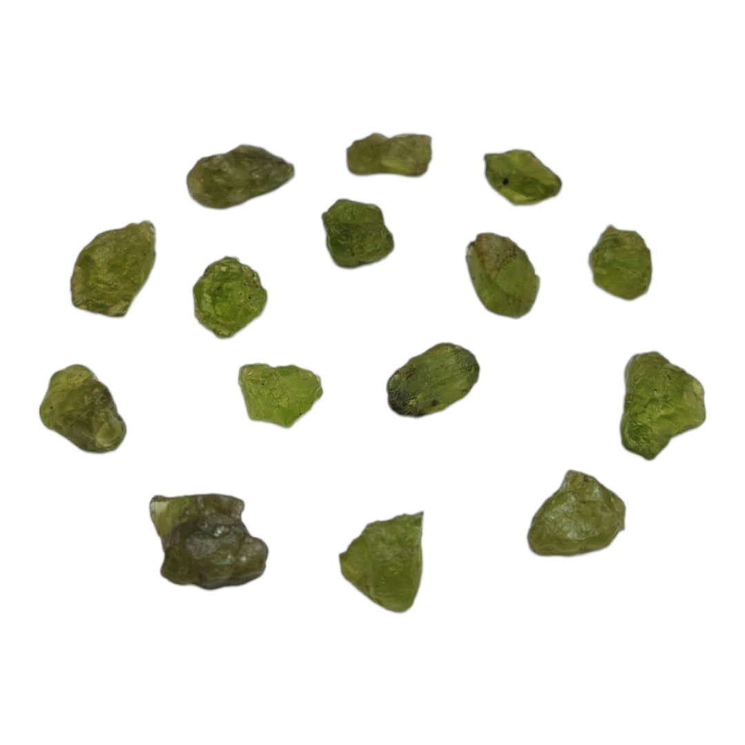 Raw Peridot Birthstones, August Green Gemstone, 8-12mm - Etsy