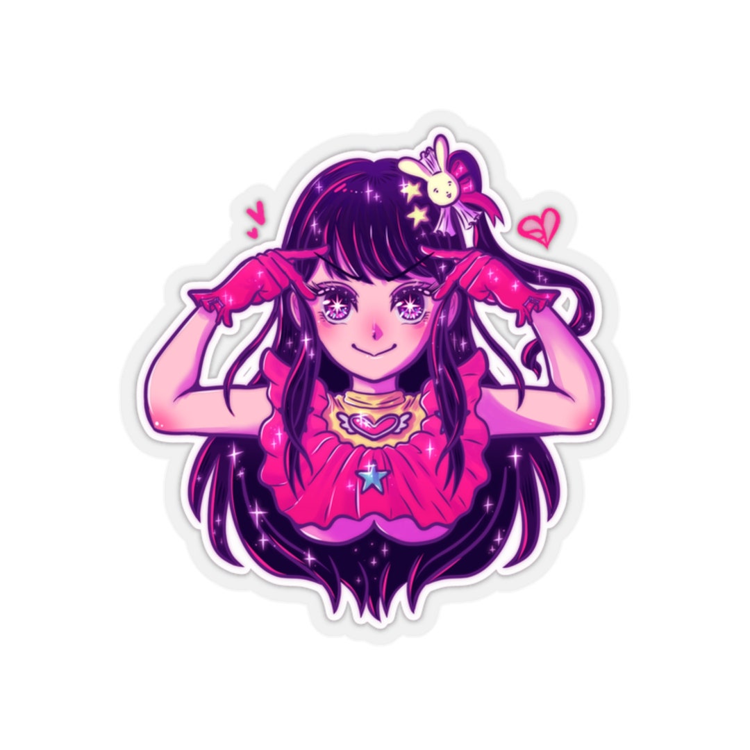 Anime Oshi No Ko Ai Hoshino Cute Kawaii Kiss-cut Stickers - Etsy