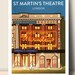 West End Theatres, Illustrated Map, London, Showing More Than 40 Famous Theatres, A4, A3 or A2 ...