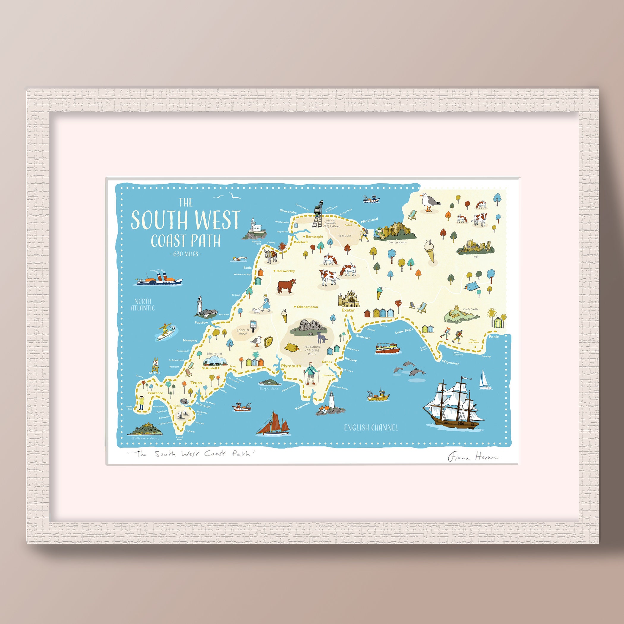 South West Region Map Printable