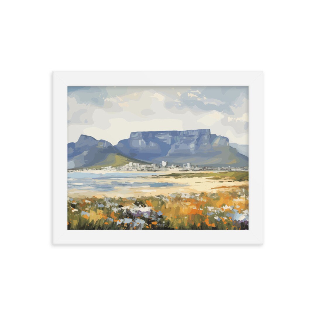 Sunset Over Table Mountain: South African Print - Etsy