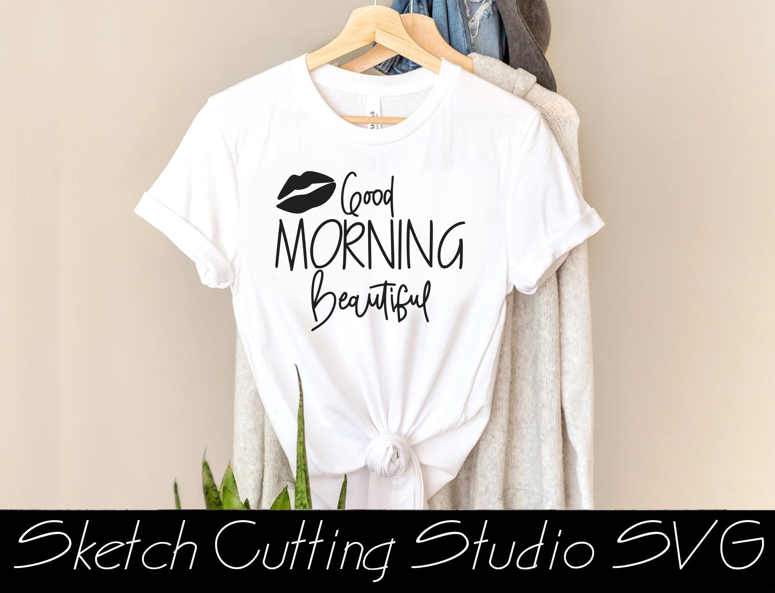 Good Morning Beautiful SVG Saying Cutting File SVG Cricut - Etsy