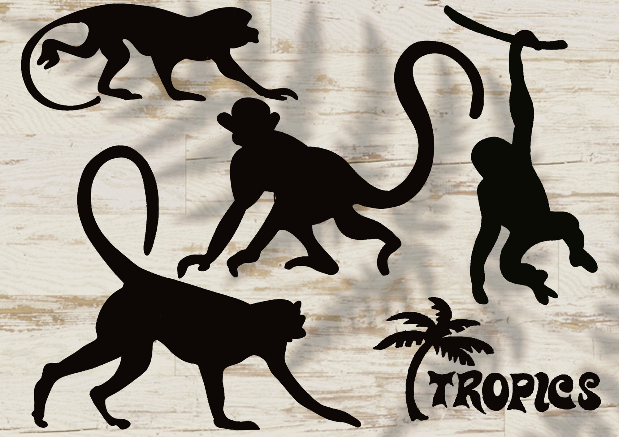 SVG Cut Files, Tropics Svg, Tropical Flowers Svg, Monkey SVG, Cricut ...