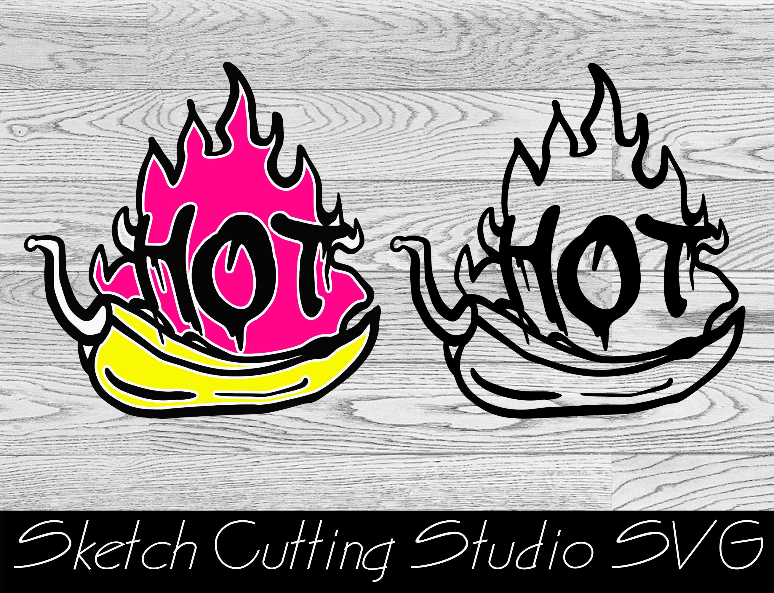 Chili Pepper SVG Files | Red Pepper SVG Cut Files | Hot Pepper Vector ...