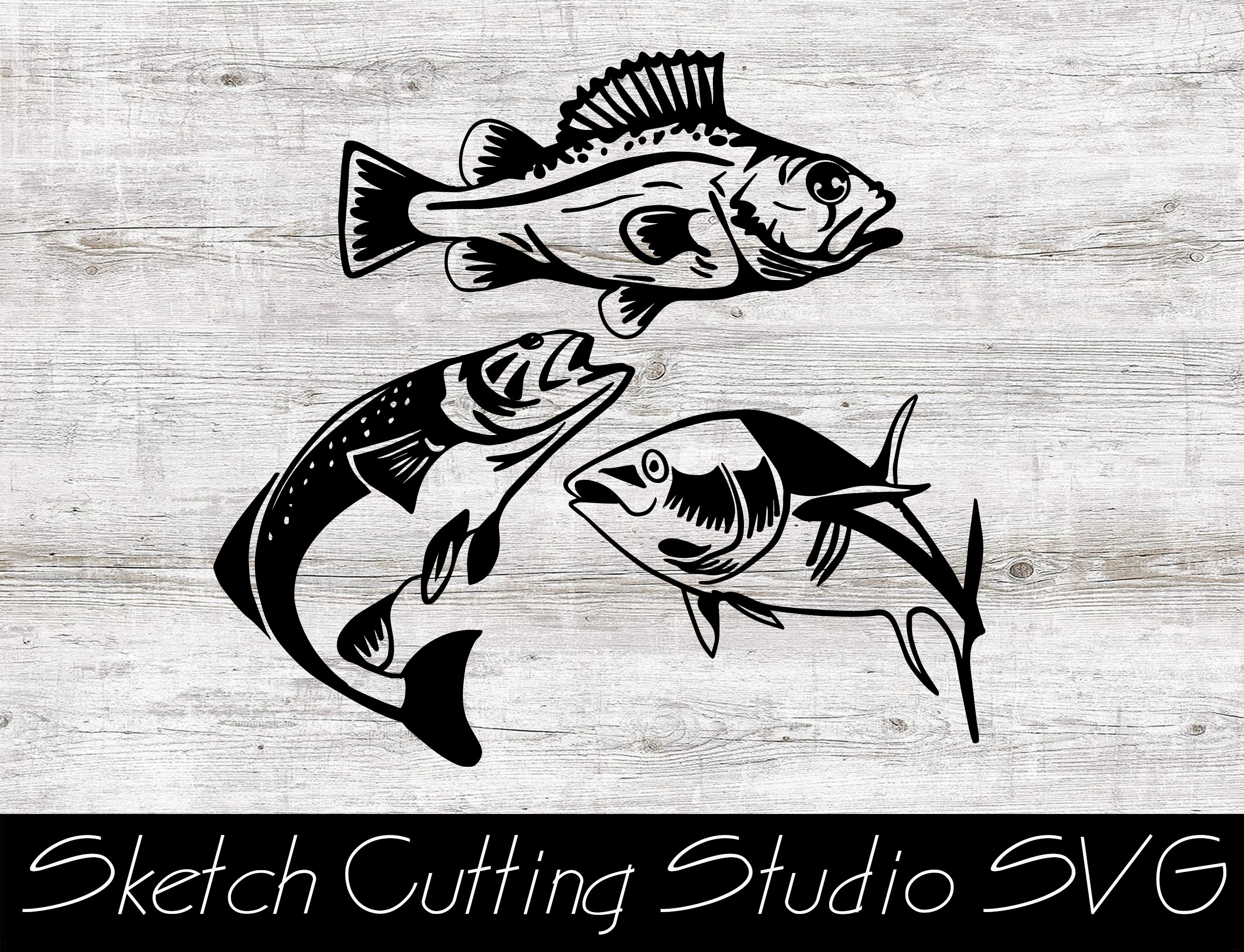 Fischer svg Bündel, Fisch svg, verschiedene Fisch svg, Fisch svg Bündel ...