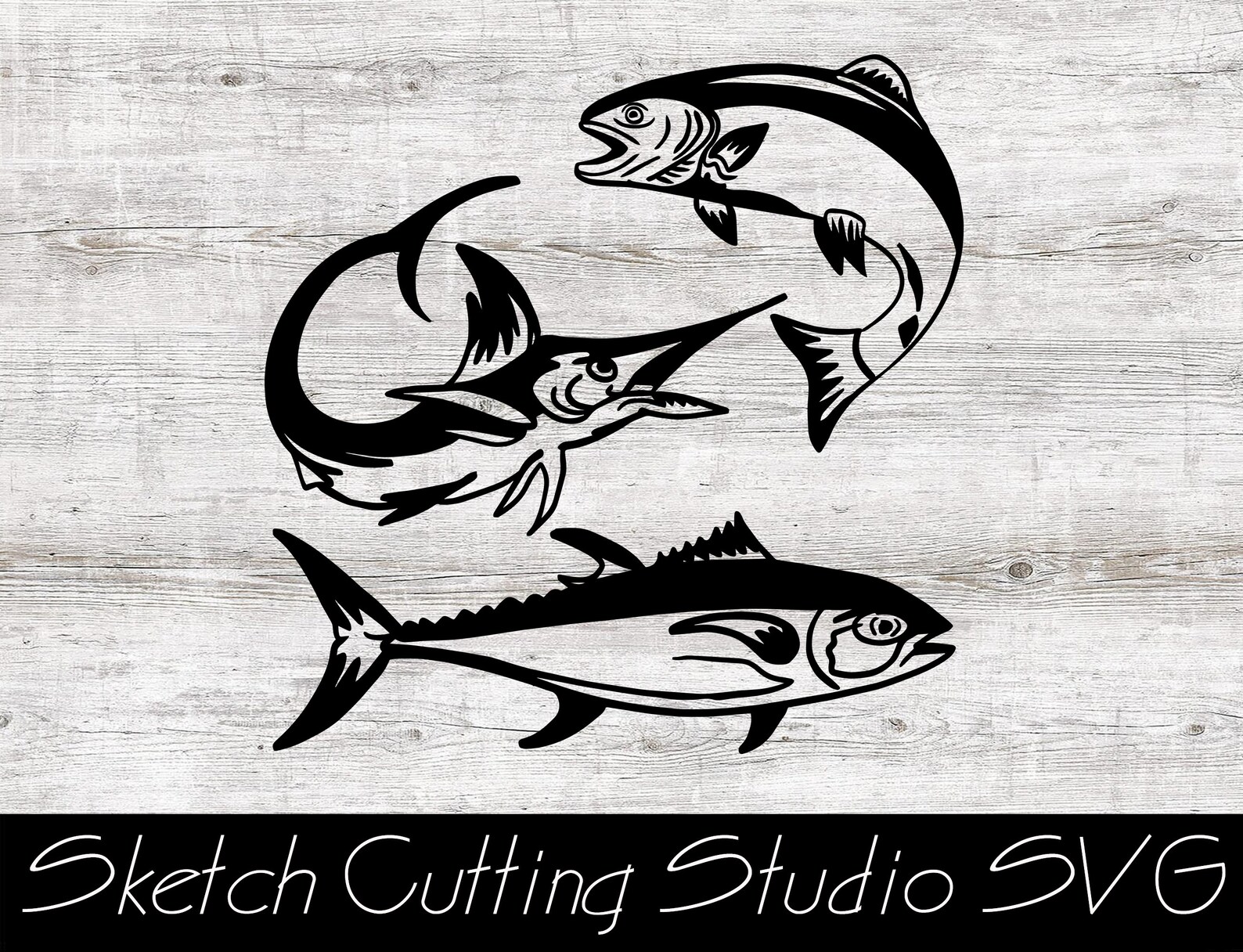 Fishing Svg Bundle, Fishing Svg, Different Fish Svg, Seafood and Fish ...