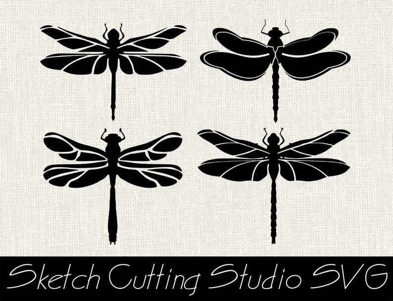Libélula svg, mariposa svg, . Imágenes prediseñadas. Archivo de corte ...