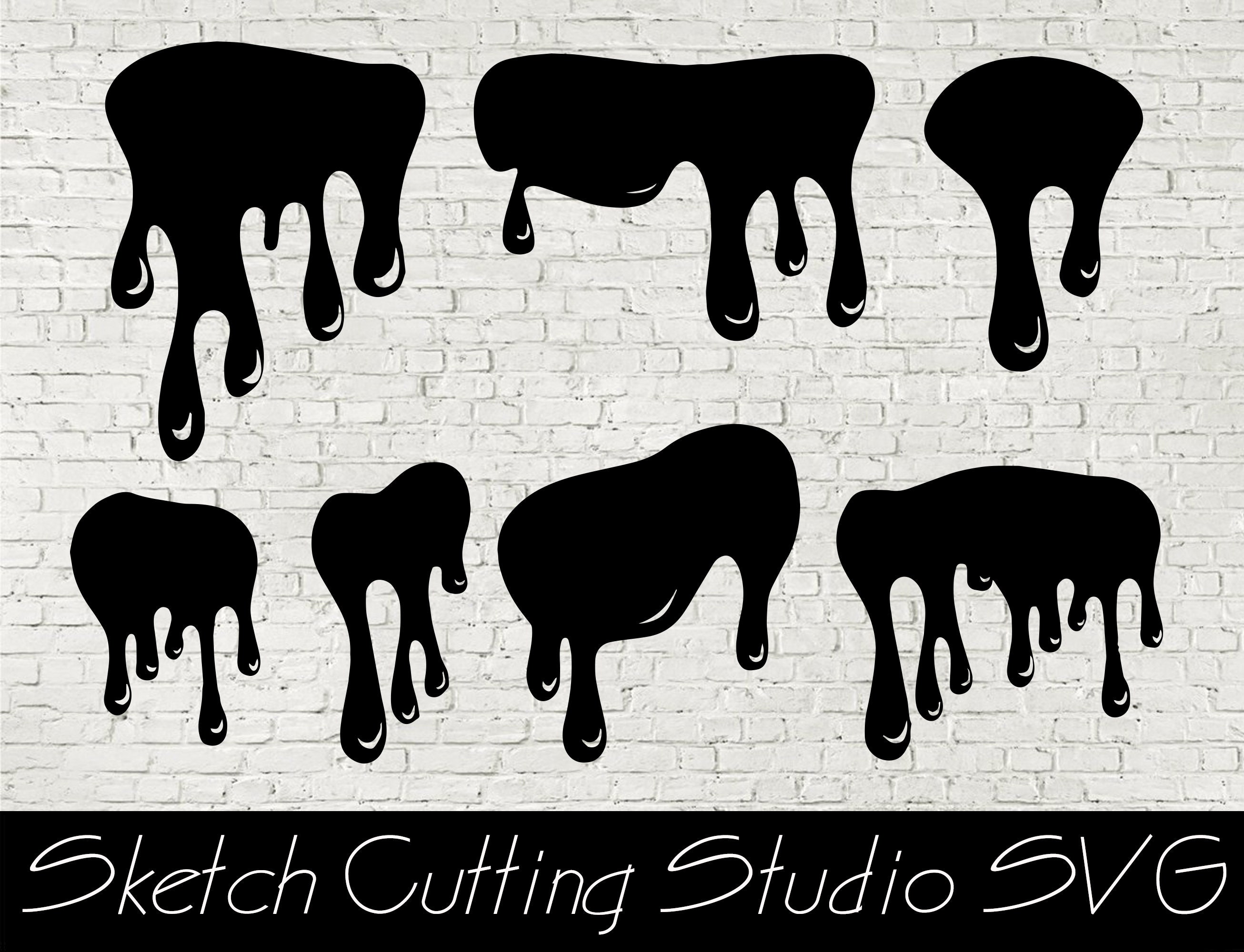 Paint Splatters Svg | Paint Brush Strokes Svg | Drops Svg| Paint ...