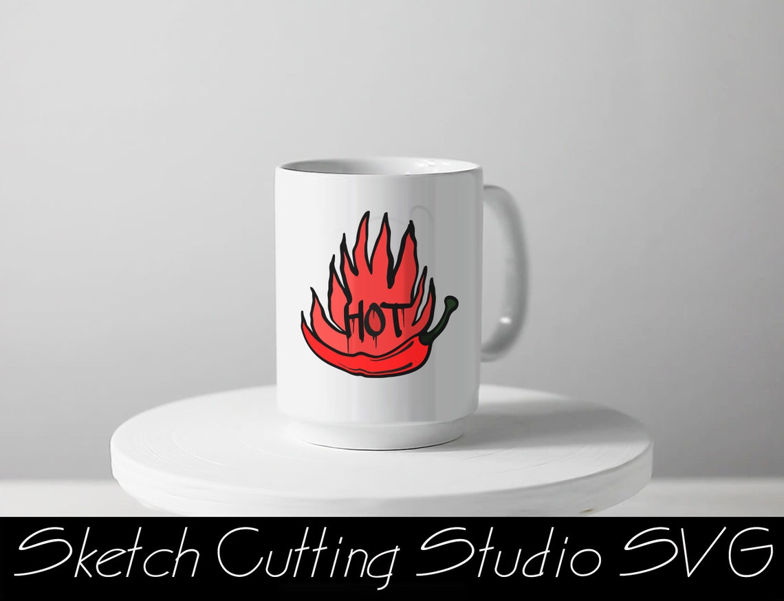 Chili Pepper SVG Files | Red Pepper SVG Cut Files | Hot Pepper Vector ...