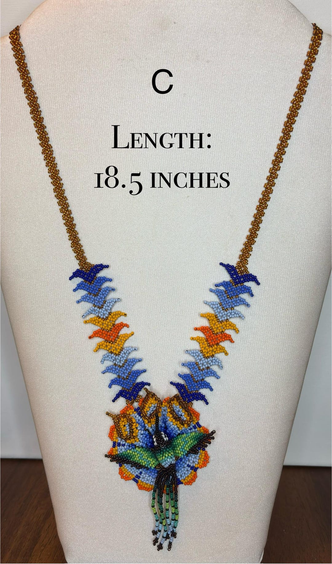 Beaded Necklace, Hummingbird Necklace, Collar Colibri, Collar En ...