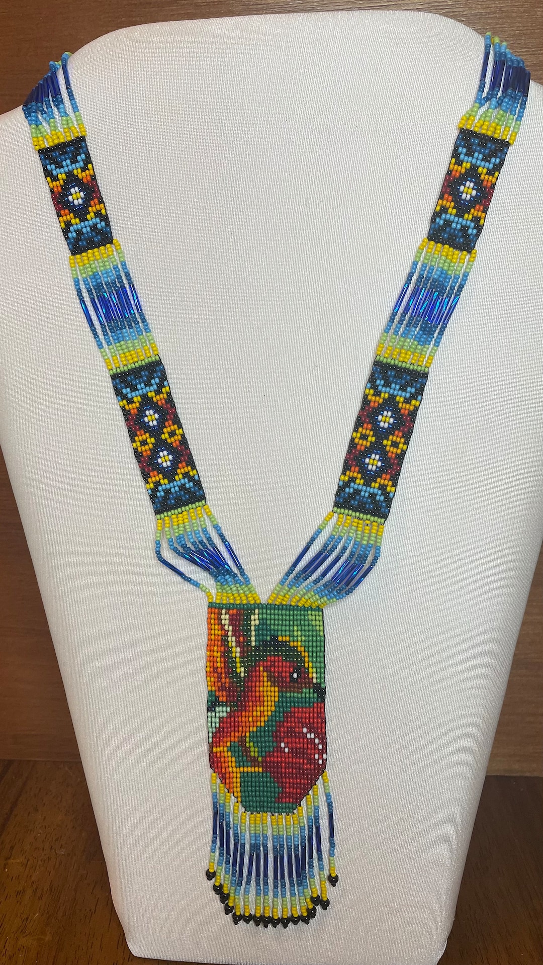 Beaded Pectoral Pectoral En Mostacilla Pectoral Hecho a Mano - Etsy