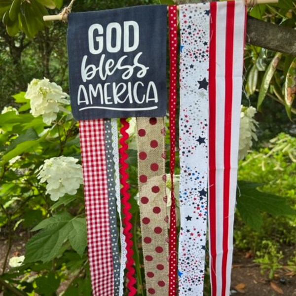 God Bless America Banner - Etsy
