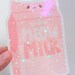 Magic Usagi Moon Bunny Sparkling Glitter Keychain Trinket Accessory ...