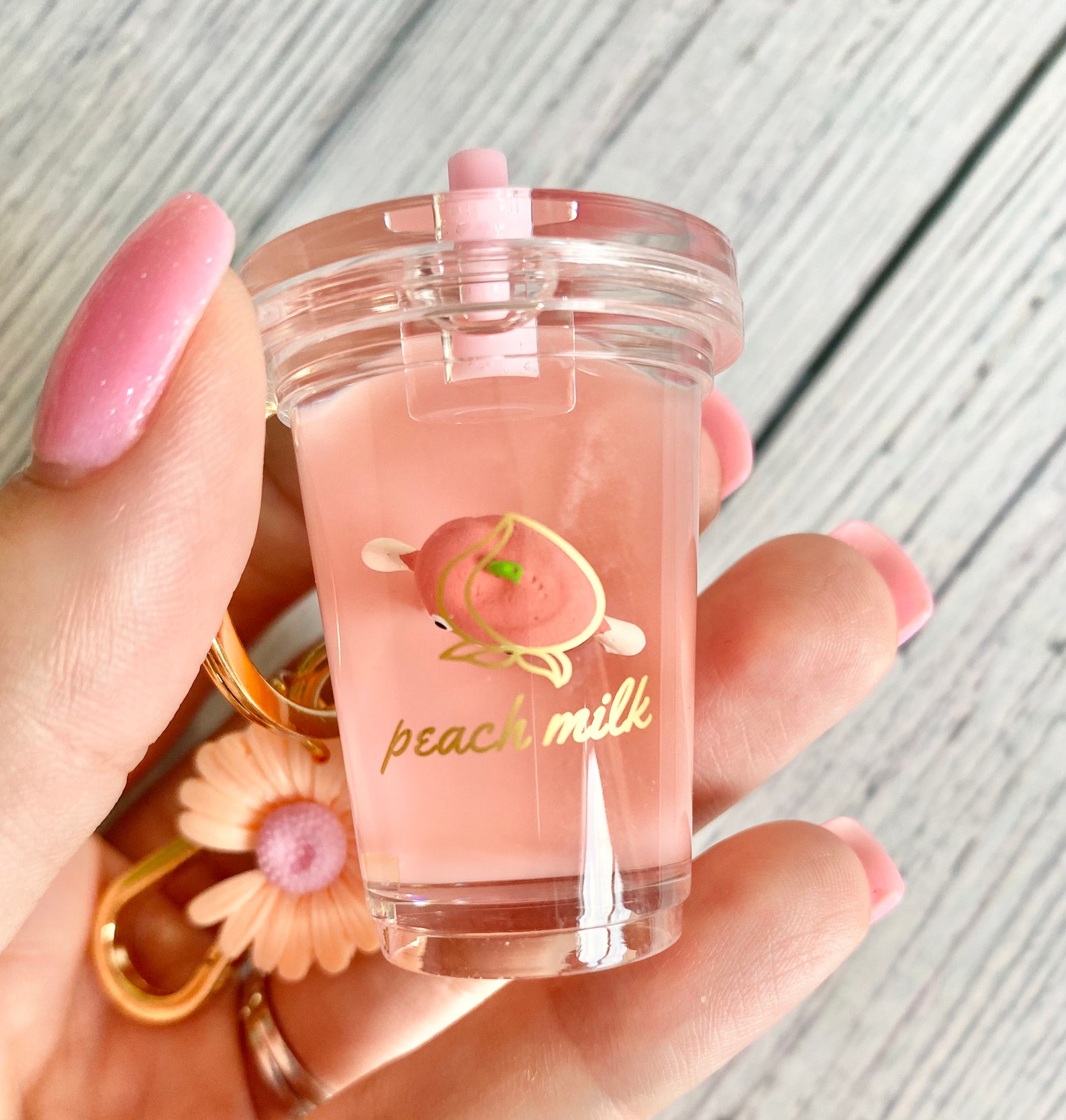 Boba Milk Tea Keychain, Valentine’s Day Gift, Cute Gift, Bubble Tea ...