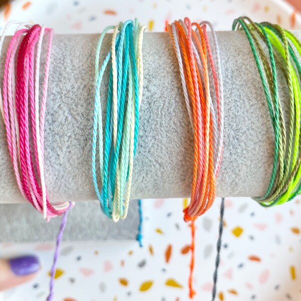 Wax String Bracelet - Etsy