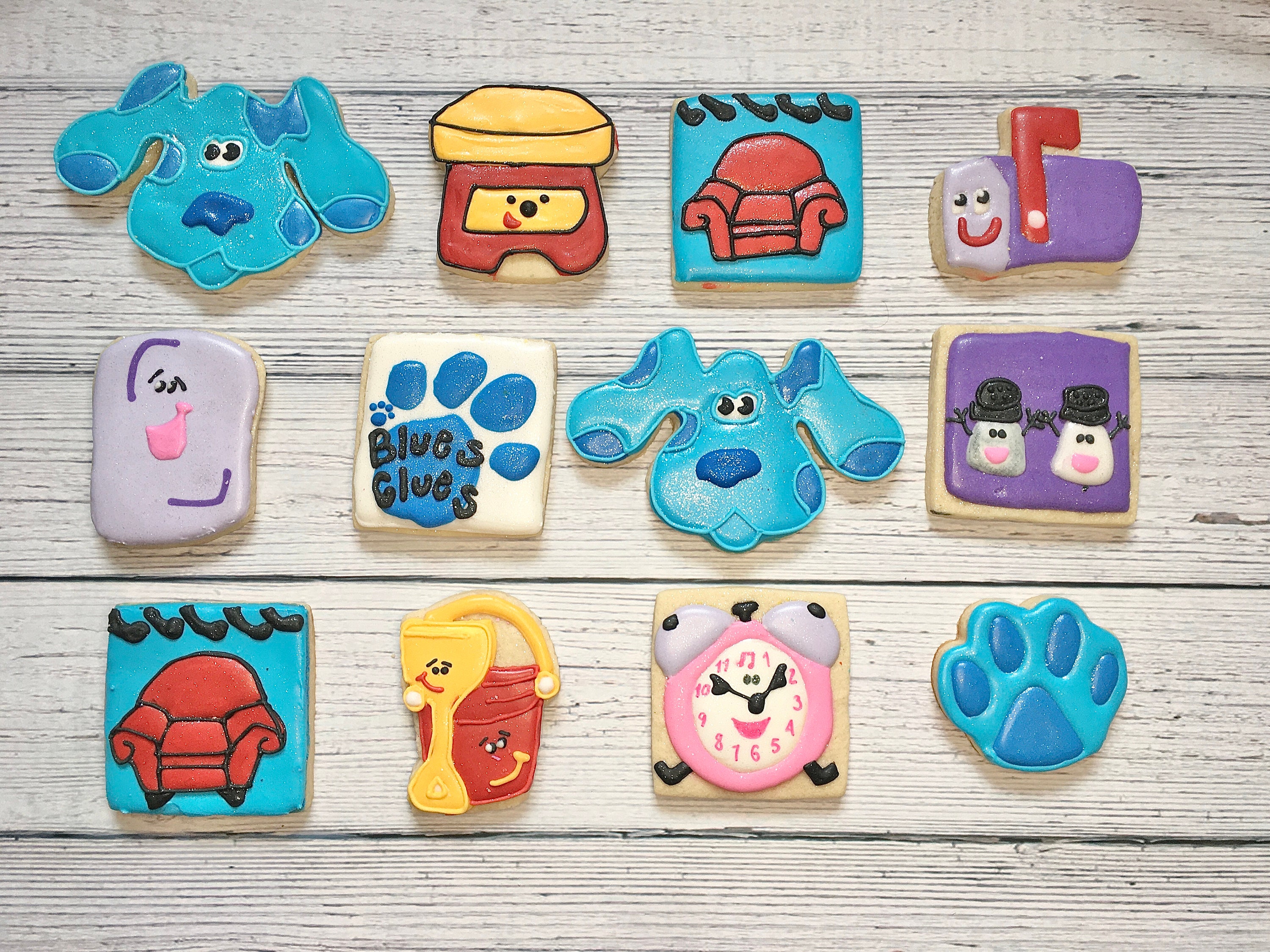 Blues Clues Sugar Cookies | Etsy UK