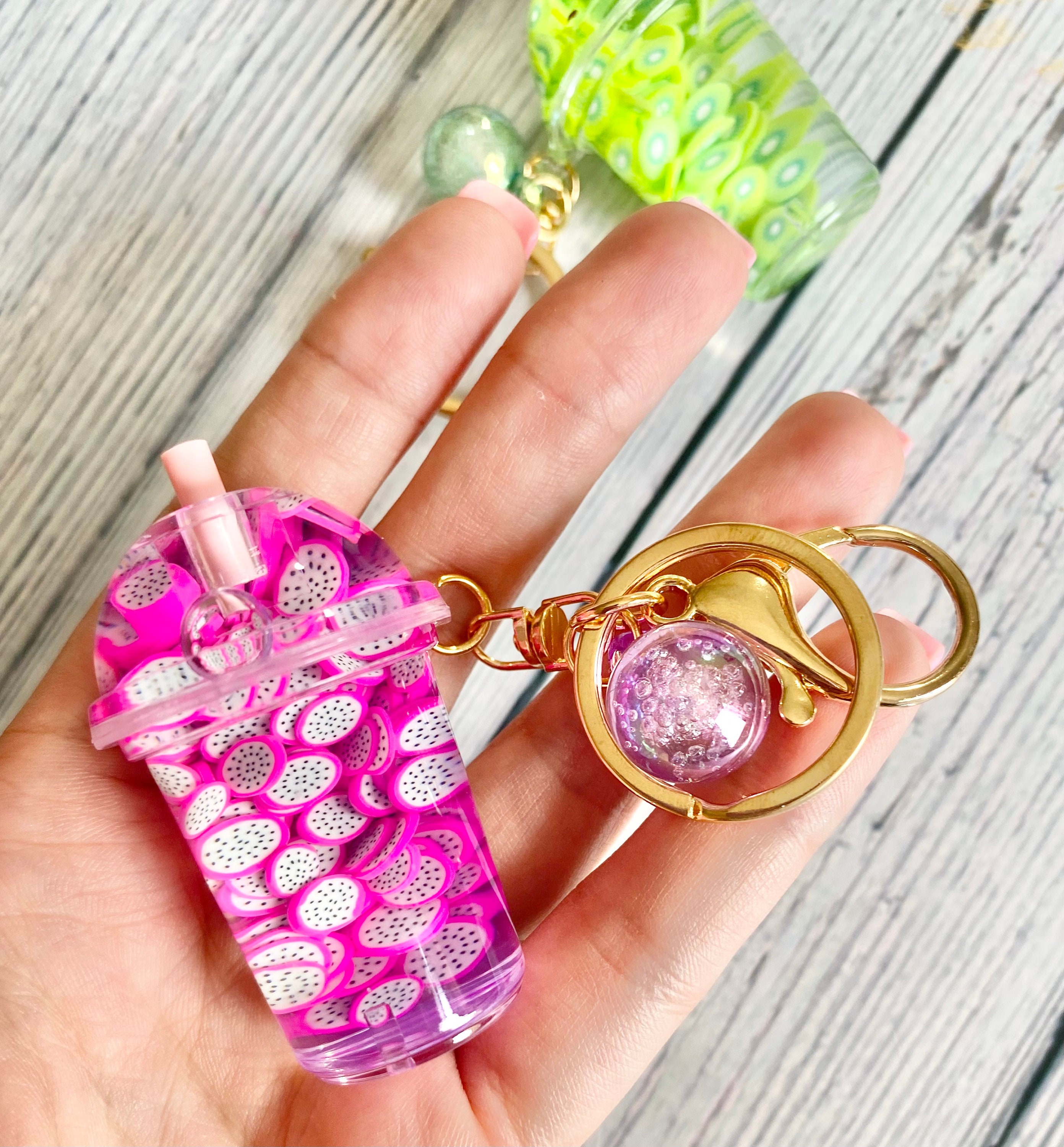 Boba Milk Tea Keychain, Valentines Day Gift, Cute Gift, Bubble Tea ...