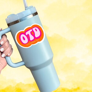 Retro Font Vinyl Decal: Vibrant OTD Letters for OT Professionals ...