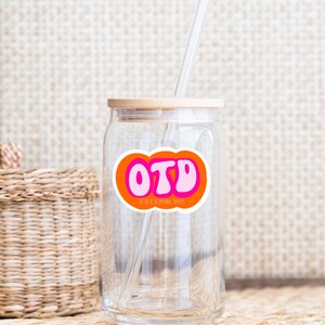 Retro Font Vinyl Decal: Vibrant OTD Letters for OT Professionals ...
