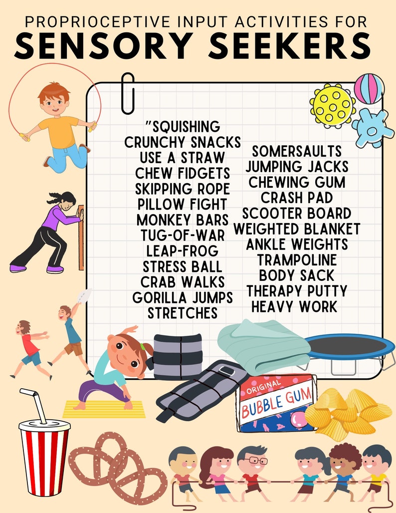 Sensory Integration Strategies: OT Education Guide (printable Visuals ...