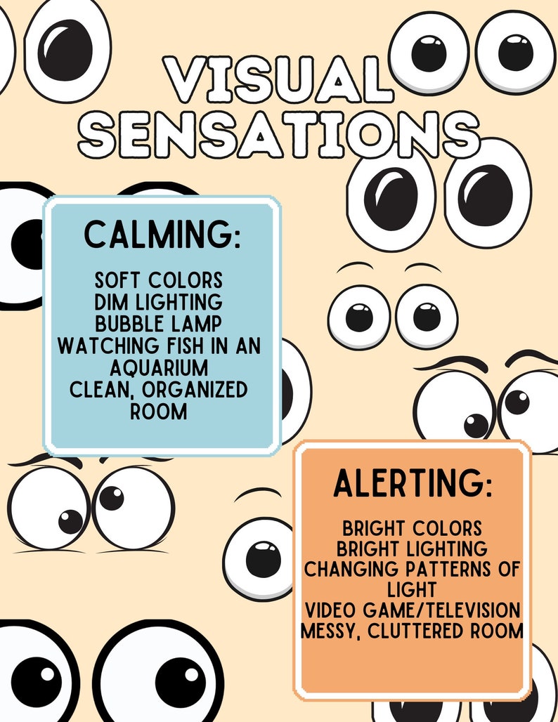 Sensory Integration Strategies: OT Education Guide (printable Visuals ...