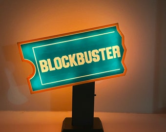 Blockbuster Sign Led - Etsy