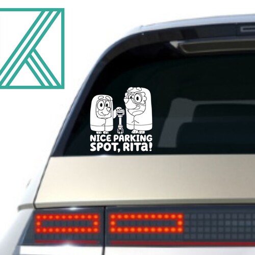 Nice Parking Spot Rita Car Decal - Etsy