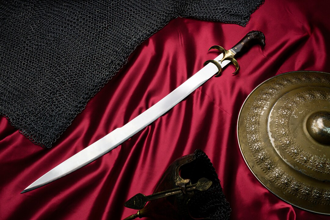 Three Crescents With Eagle Head Balçak Conqueror Sword, Yatagan Sword ...