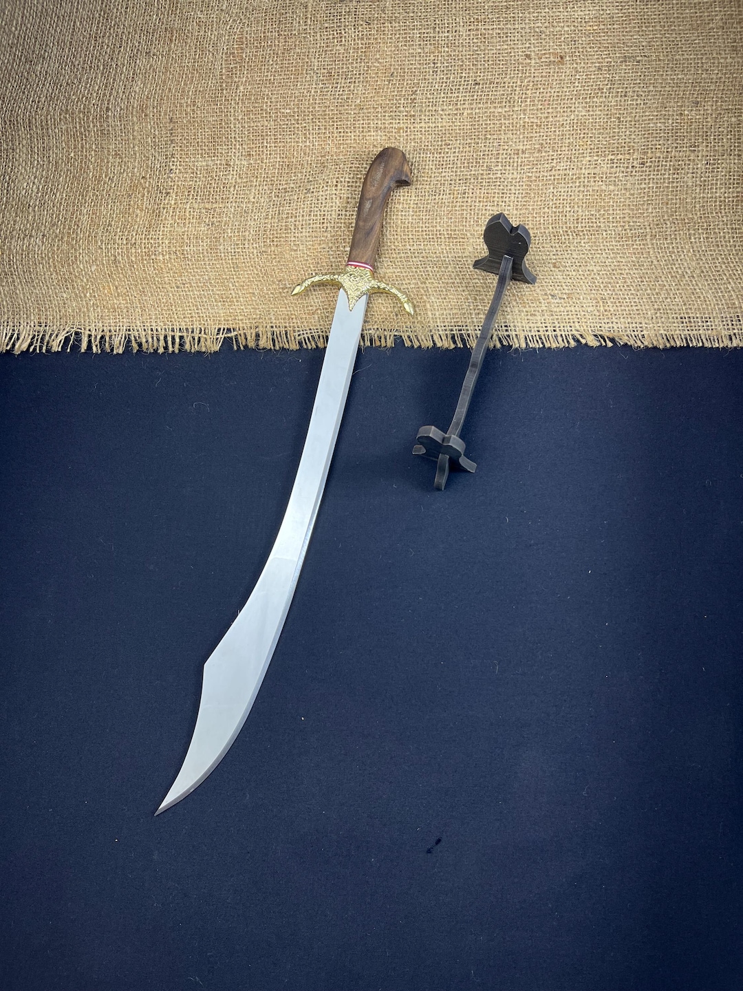 Handmade Miniature Ottoman Sinbad Sword: Engraved Turkish Janissary ...