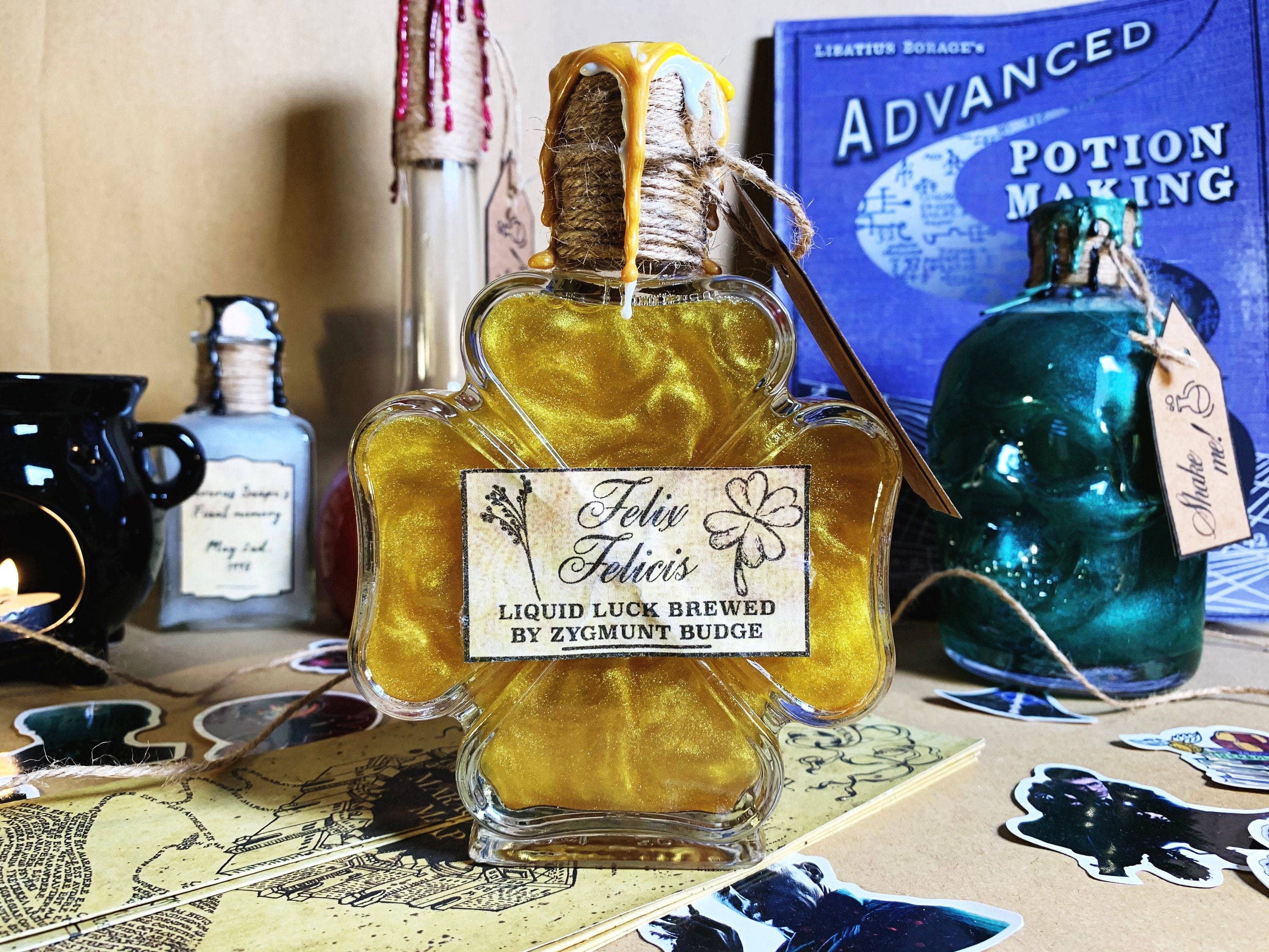 Liquid Luck / Felix Felicis Moving Potion 200ML Made in the - Etsy