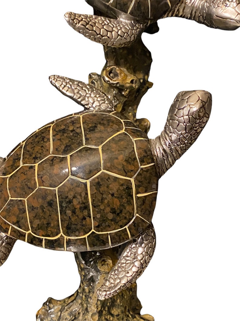 Vintage Sea Turtle Duet Figures, Hand Crafted, 12 - Etsy