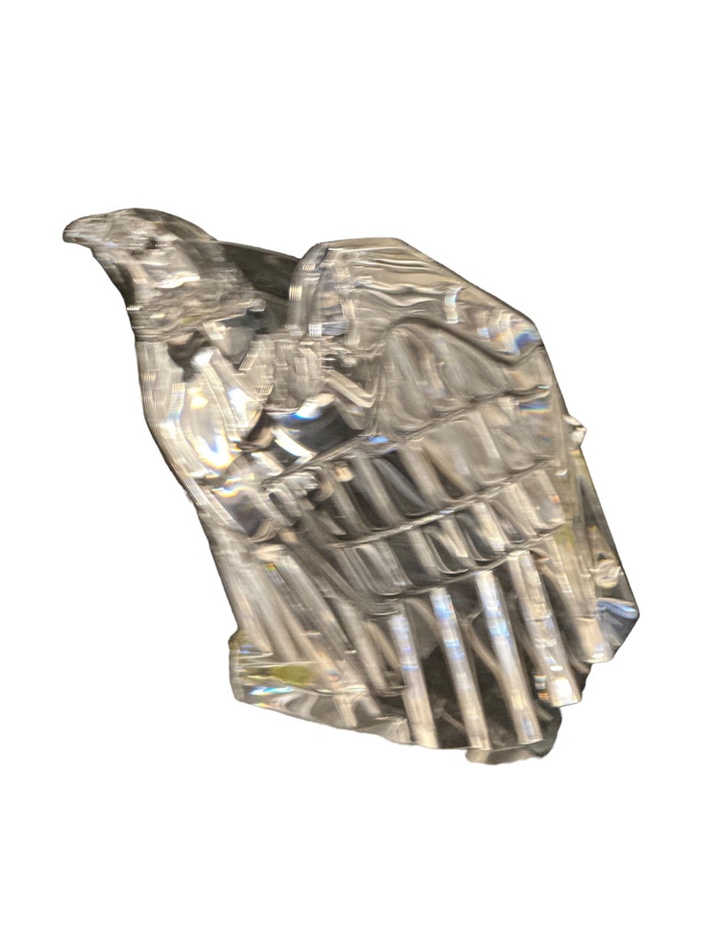 Vintage Rare Large Steuben Art Glass Eagle Sculpturesigned Steuben ...