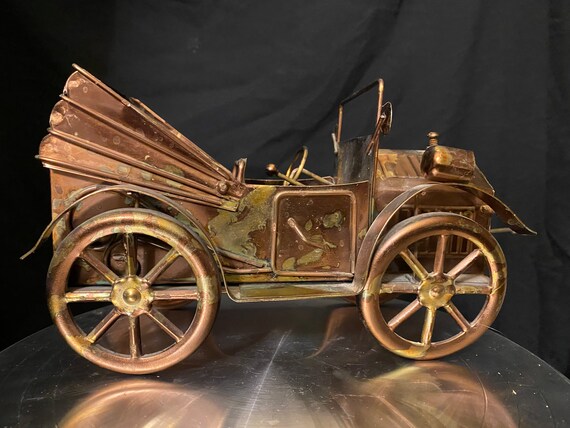 Vintage Metal Jalopy Car Music Box 6 X 12 - Etsy