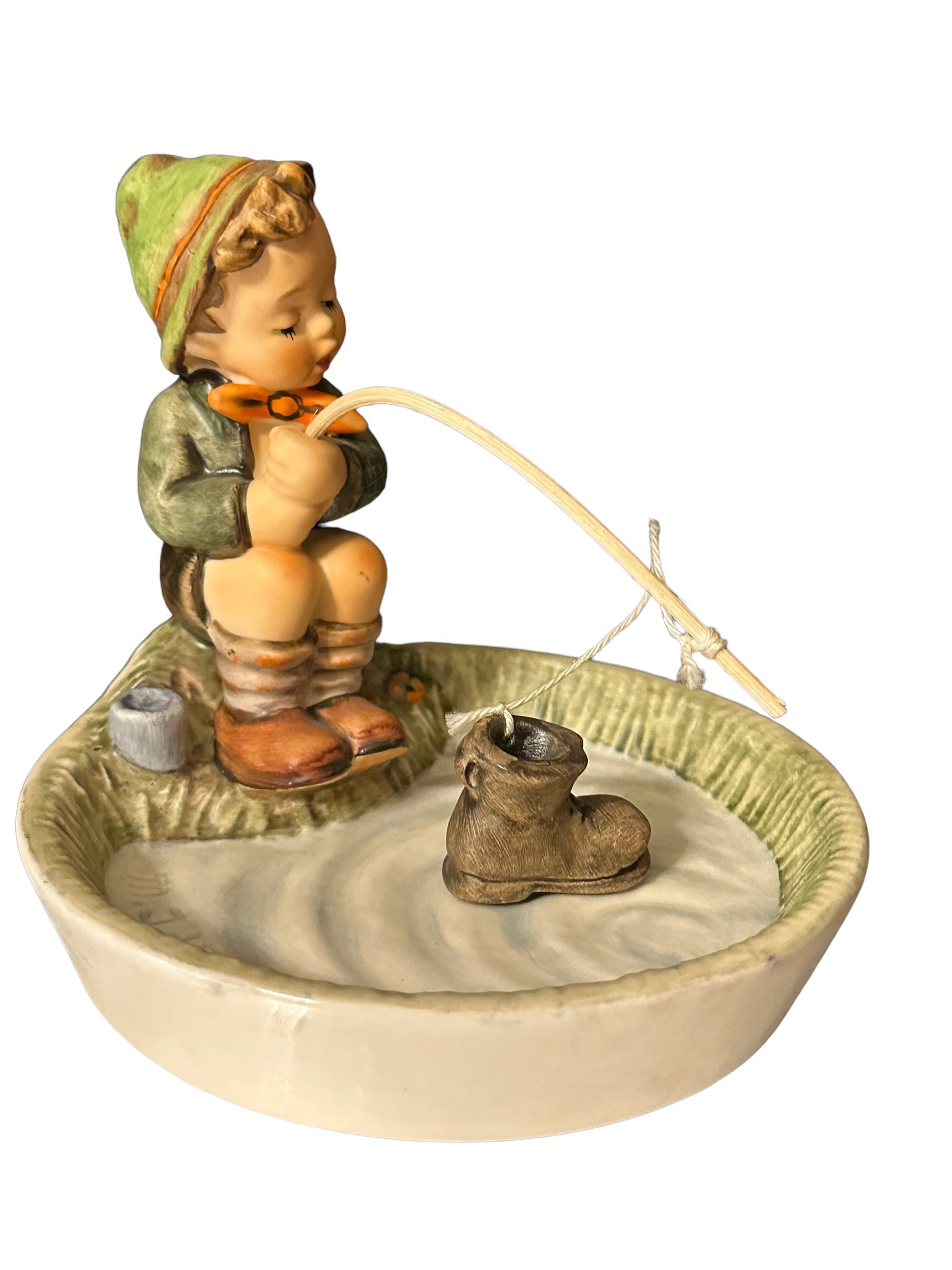 Vintage Goebel Hummel Tmk-6-just Fishing 4.5 - Etsy