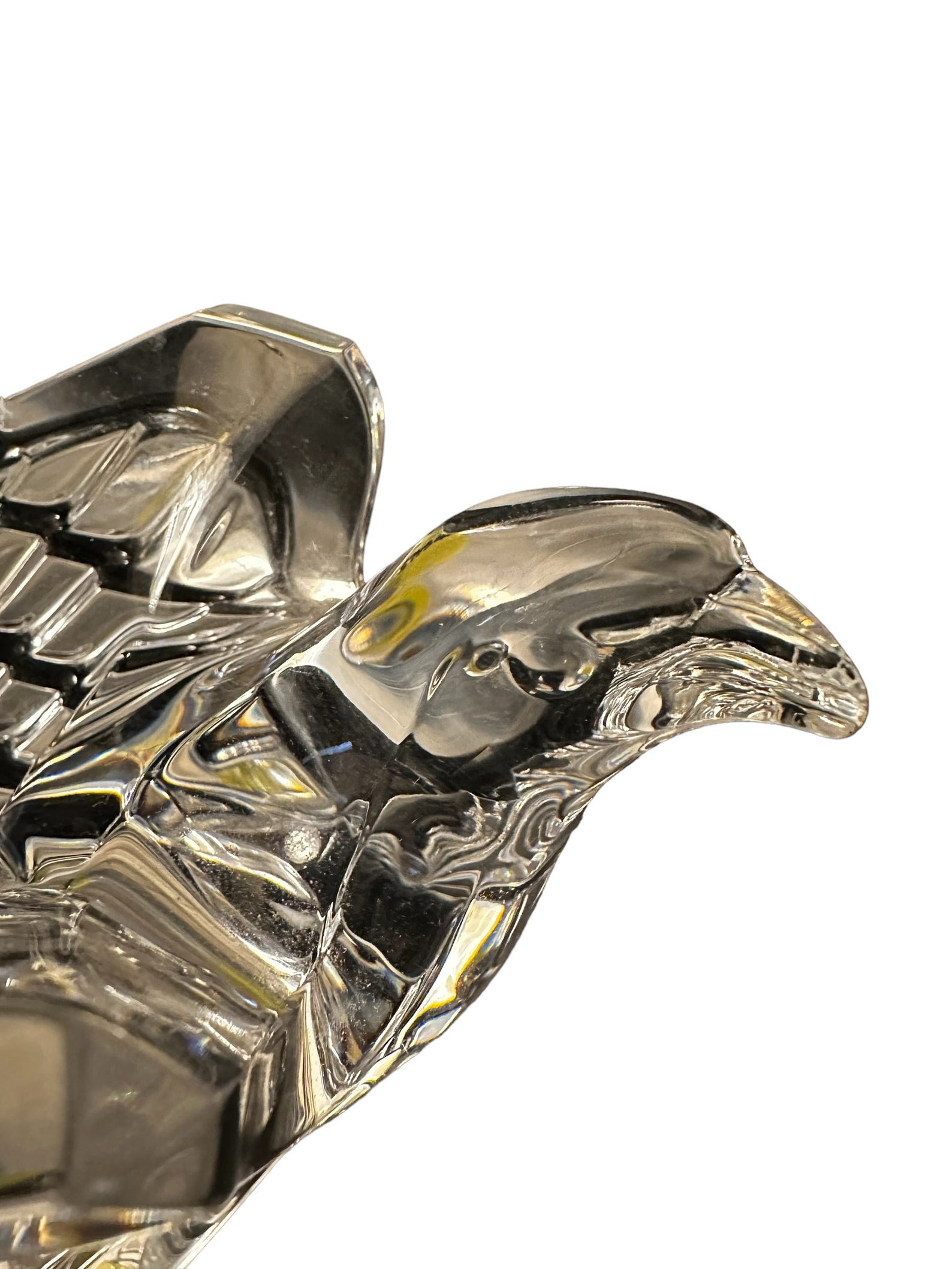 Vintage Rare Large Steuben Art Glass Eagle Sculpturesigned - Etsy