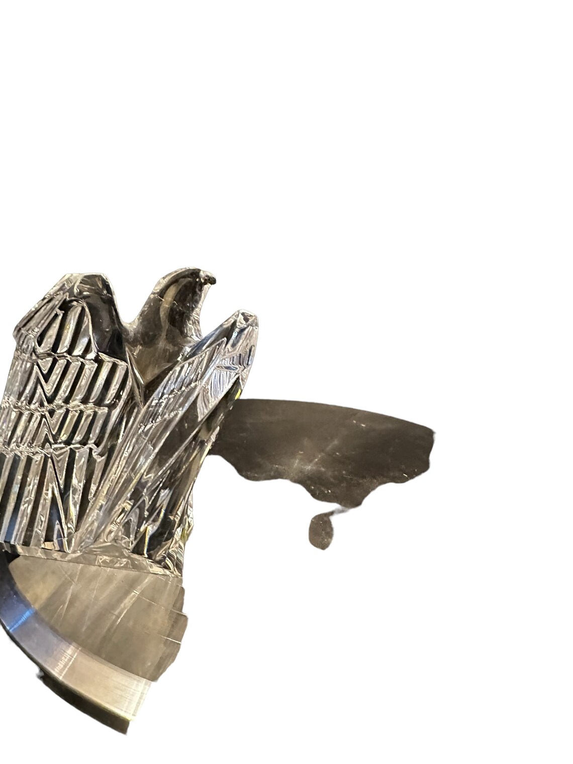 Vintage Rare Large Steuben Art Glass Eagle Sculpturesigned - Etsy